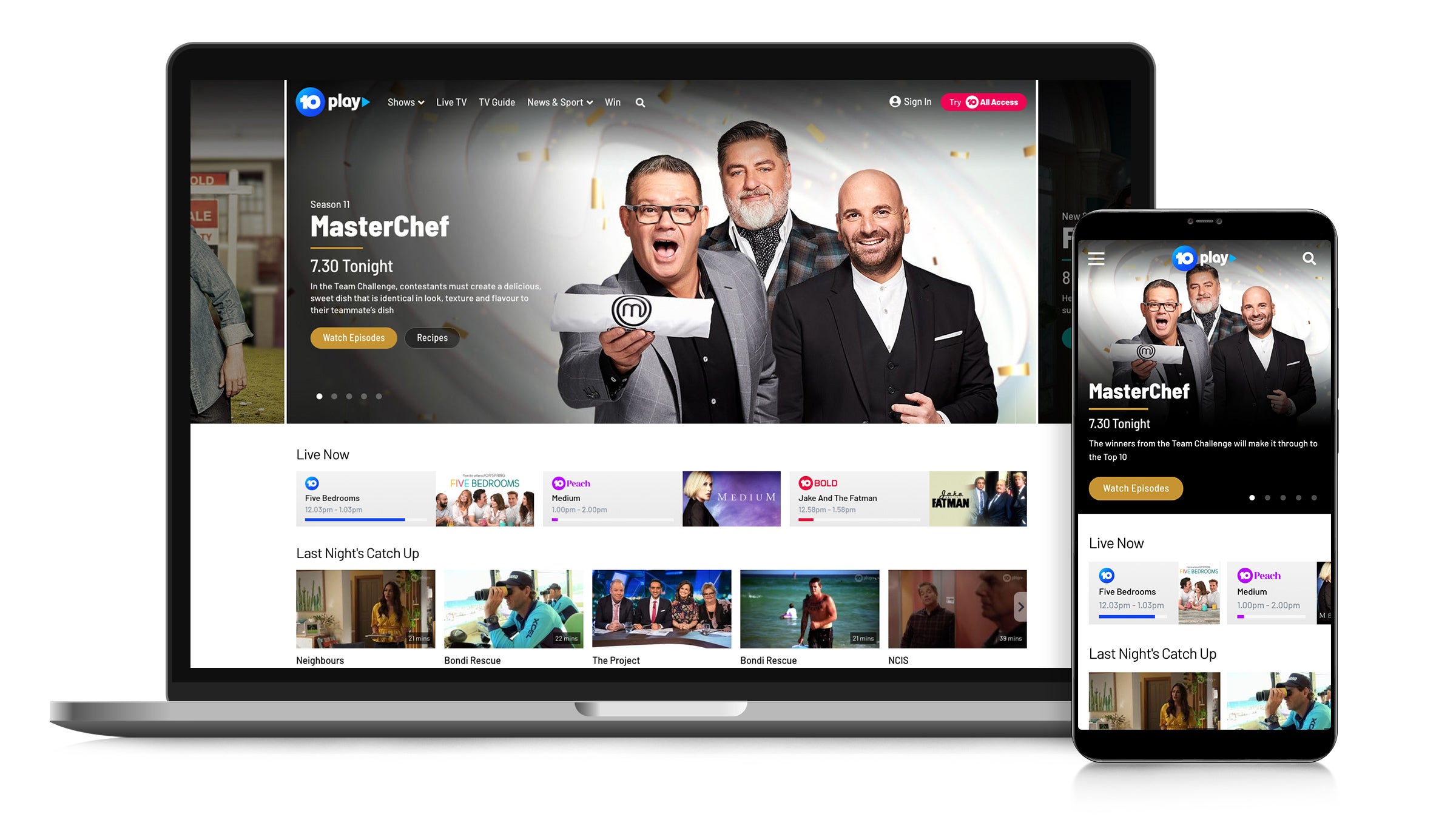 Press play on a new 10 Play website experience - Paramount Australia ...