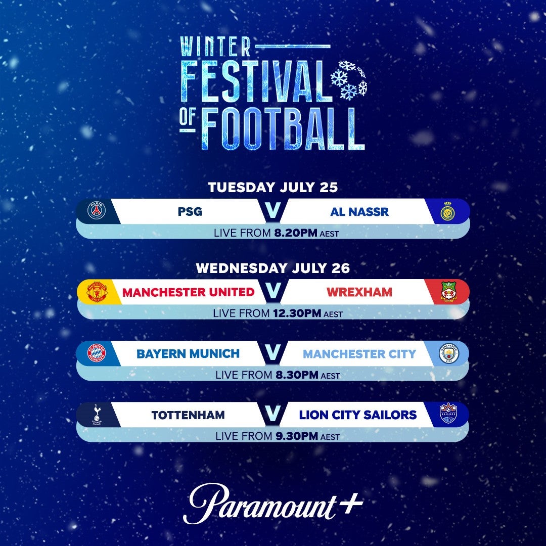 Winter Festival Of Football Action Continues. - Paramount Australia ...